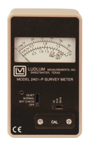 Detectores Ludlum – S.I. Radiación
